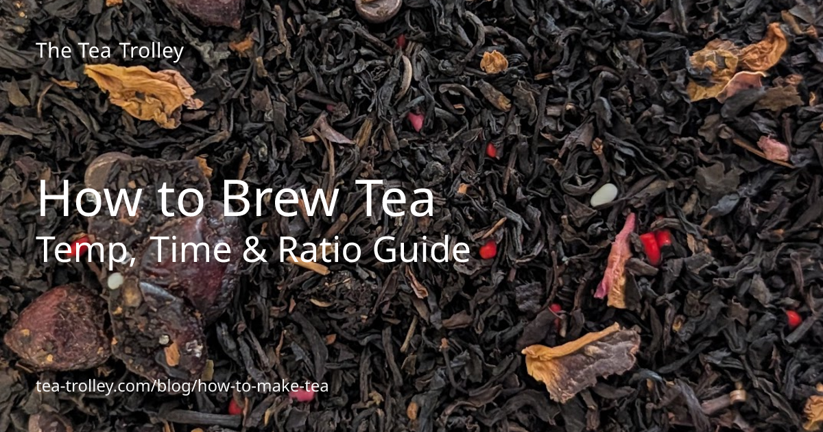 How to Brew Tea Perfectly: Temp, Time & Ratio Guide | The Tea Trolley ...